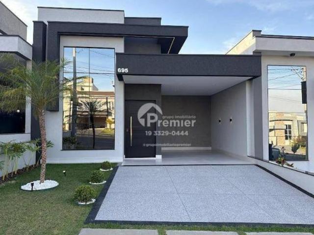 Casa em Loteamento Park Gran Reserve, Indaiatuba/SP de 161m² 3 quartos à venda por R$ 1.450.000,00