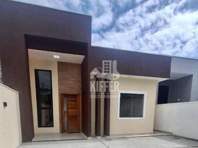 Casa em Praia de Itaipuaçu Itaipuaçu, Maricá/RJ de 112m² 3 quartos à venda por R$ 597.900,00