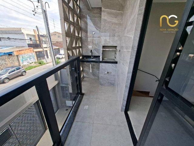 Casa em Vila Caiçara, Praia Grande/SP de 54m² 2 quartos à venda por R$ 379.000,00