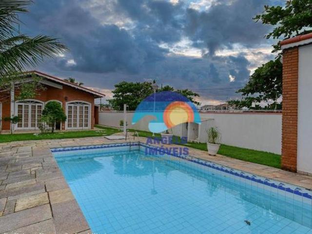 Casa em 2 lotes com 3 dormitórios à venda, 232 m² por R$ 850.000 Parque Balneário Oásis Peruíbe/