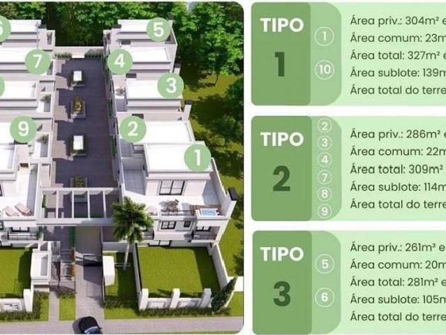 Casa Estilo Boulevard com 3 Suítes à venda, 286 m² por R$ 1.980.000 Mercês Curitiba/PR
