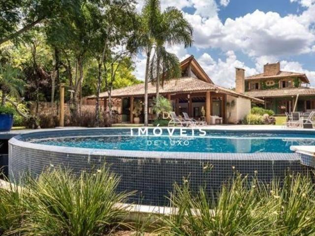 Casa Estilo Rústico com 5 suítes para Venda ou Locação no Condomínio Fazenda Vila Real Itu, SP