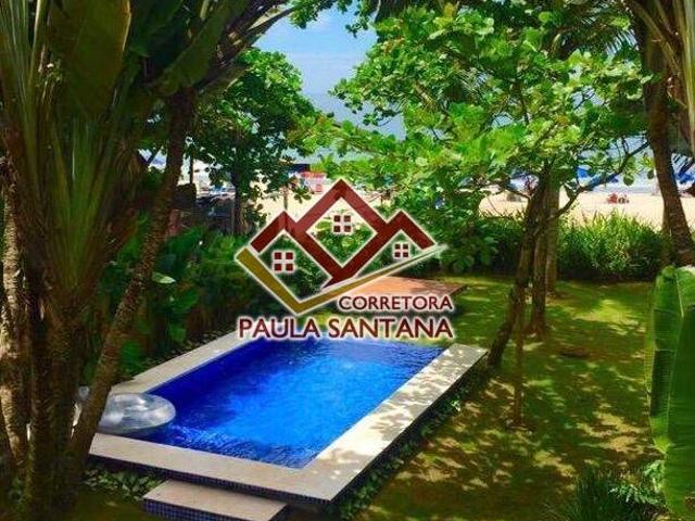CASA FRENTE AO MAR NA PRAIA DE CAMBURIZINHO, DISPONÍVEL PARA VENDA E LOCAÇÃO