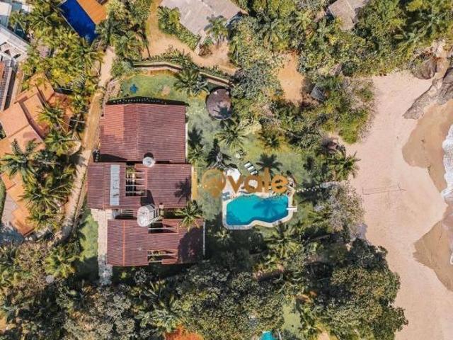 Casa frente mar com 5 suítes à venda, 780m² na praia Domingas Dias Ubatuba/SP