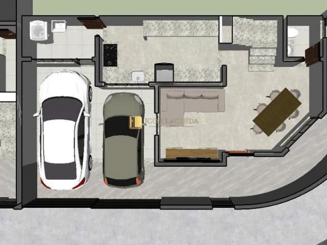 Casa geminada à venda no bairro Sagrada Família