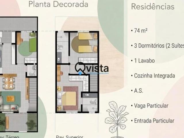 Casa Geminada à venda no Santo Antônio no Guarujá | QVista Inteligência Imobi.