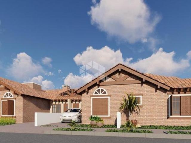 Casa geminada com 2 dormitórios no Bairro Linha Santa Cruz