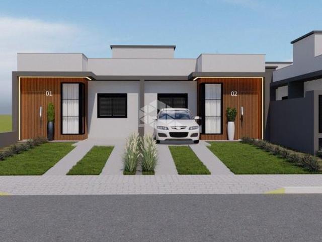 Casa Geminada com 2 Dormitórios e Amplo Pátio no bairro São Bento em Lajeado| Entrega em 2027