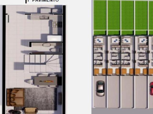 Casa Geminada com 2 quartos à venda em Belo Horizonte, no bairro Santa Mônica