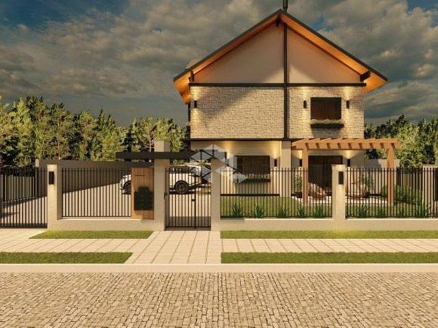 Casa geminada com 2 suítes mais lavabo próximo ao centro de Canela