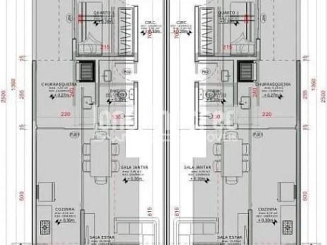 Casa Geminada em Construção na Zona Leste de Londrina com 3 Dormitórios, Suíte e Churrasqueira