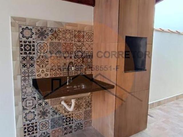 Casa Geminada para Venda em Itanhaém, Jd Lindomar, 2 dormitórios, 1 suíte, 2 vagas