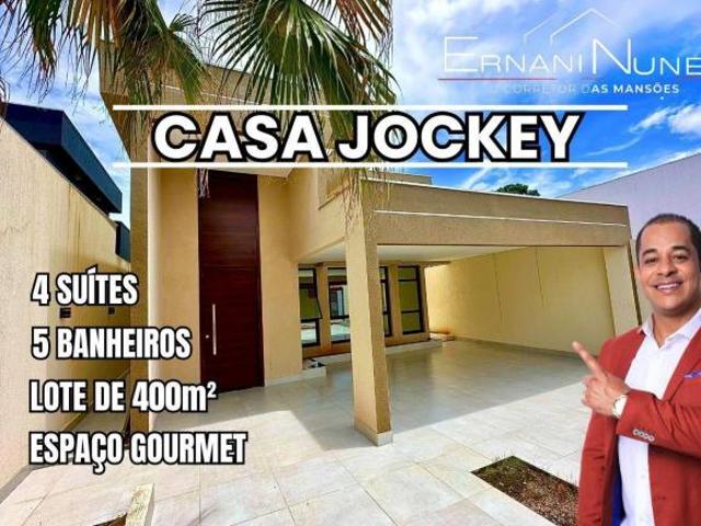 CASA JOCKEY 4 SUÍTES 5 BANHEIROS LOTE DE 400 MT E LAZER