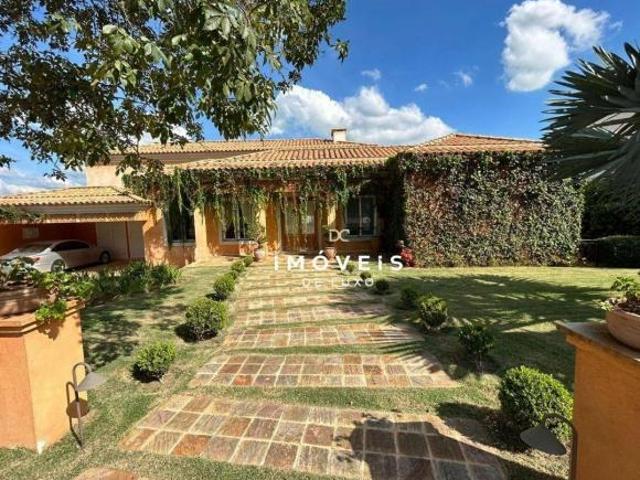 Casa Luxuosa, Térrea, Estilo Toscana à VENDA no Condomínio Plaza Athénée ItuSP
