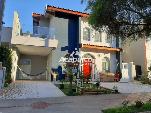 Casa para alugar com 04 suítes, piscina e 04 vagas de garagem à venda no Condomínio Terras do Imperador em Americana/SP