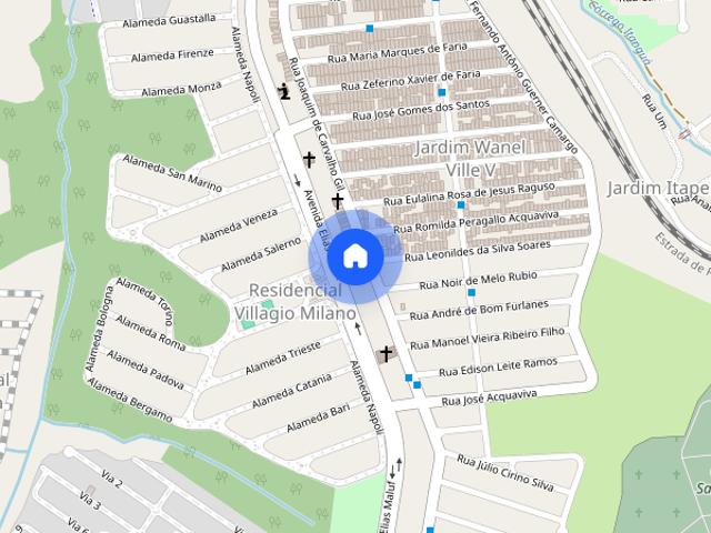 Casa para alugar em Jardim Wanel Ville V de 69.00m² com 2 Quartos e 1 Garagem