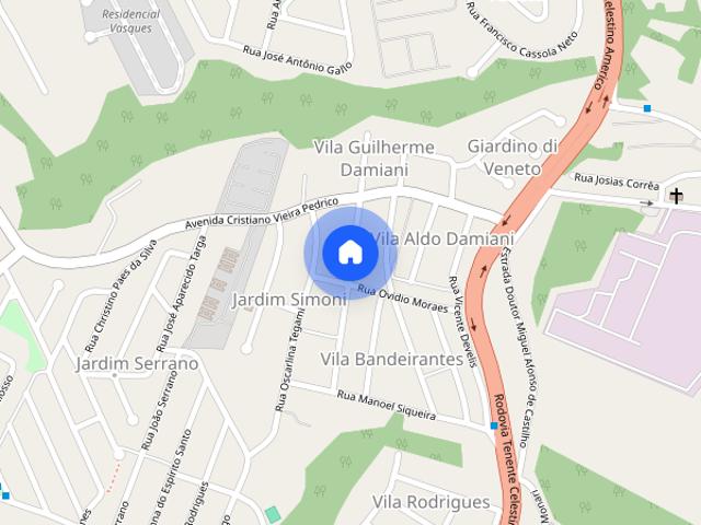 Casa para alugar em Jardim Bandeirantes de 125.00m² com 3 Quartos e 2 Garagens
