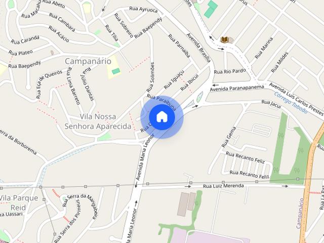 Casa para Aluguel Campanário, 1 Quarto, 60 m² Diadema