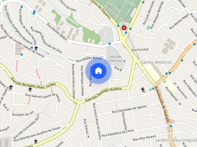 Casa para Aluguel Padroeira, 1 Quarto, 58 m² Osasco
