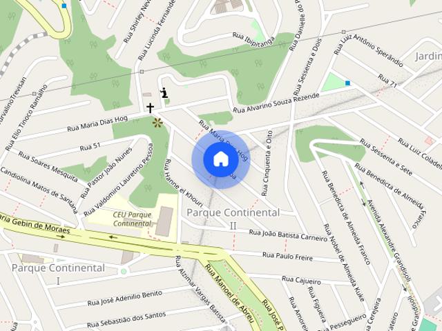 Casa para Aluguel Parque Continental II, 2 Quartos, 150 m² Guarulhos