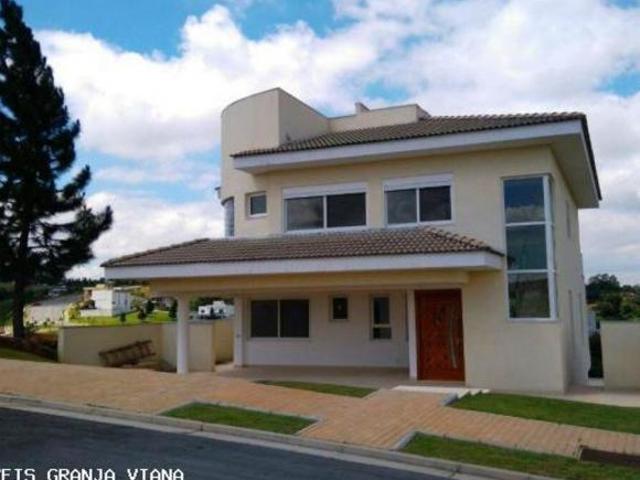 Casa para Venda em Cotia, Granja Viana, 4 dormitórios, 2 suítes, 6 banheiros, 6 vagas