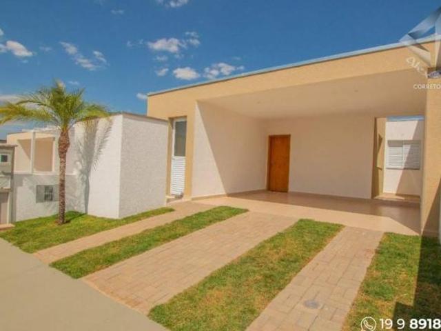 Casa para Venda em Cosmópolis, Vilagio Vista Real, 3 dormitórios, 1 suíte, 2 banheiros, 4 vagas