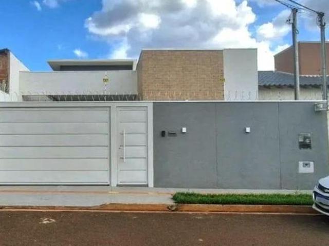 Casa para Venda em Campo Grande, Loteamento Praia da Urca, 3 dormitórios, 1 suíte, 3 banheiros, 2 va