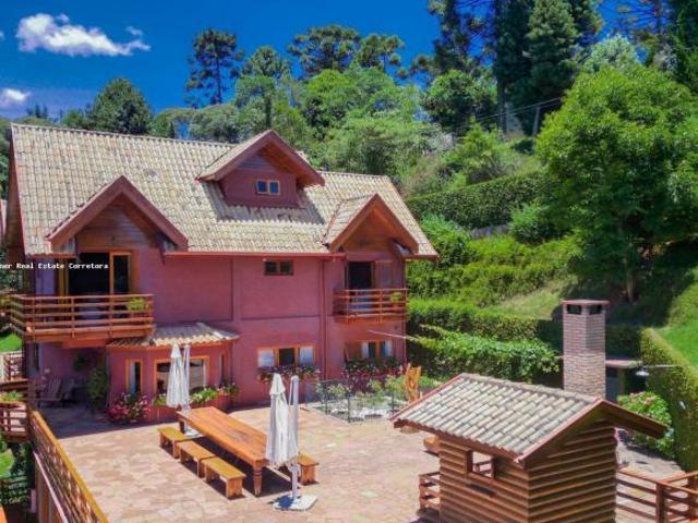Casa para Venda em Campos do Jordão, VILA INGLESA, 7 dormitórios, 7 suítes, 10 banheiros, 10 vagas
