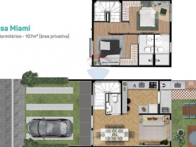 Casa para venda em Chácara Letônia de 65.06m² com 2 Quartos, 2 Suites e 2 Garagens