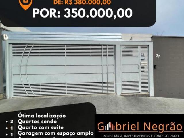 Casa para Venda em Álvares Machado, Residencial Márcia Fernandes, 2 dormitórios, 1 suíte, 2 banheiro