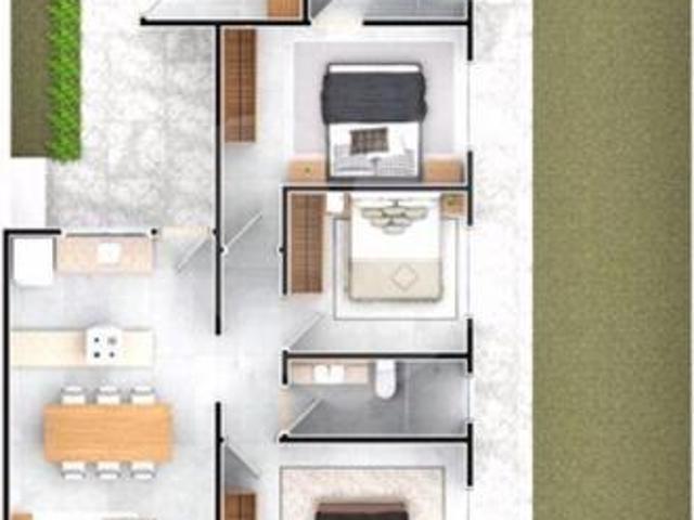 Casa para venda em Bairro Inválido de 86.00m² com 3 Quartos, 1 Suite e 2 Garagens