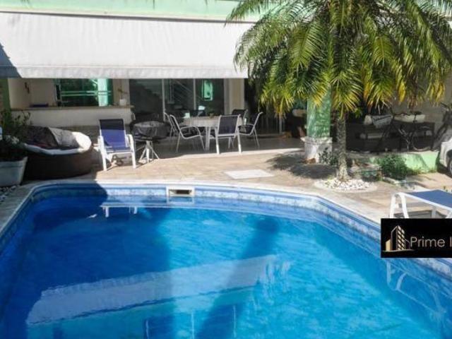 Casa para Venda em Guarujá, Praia do Tombo, 4 dormitórios, 4 suítes, 6 banheiros, 4 vagas