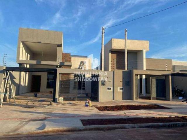 Casa para Venda em Dourados, Monte Carlo, 3 dormitórios, 1 suíte, 2 banheiros, 2 vagas