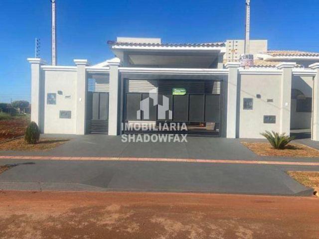 Casa para Venda em Dourados, Monte Carlo, 3 dormitórios, 1 suíte, 2 banheiros, 2 vagas