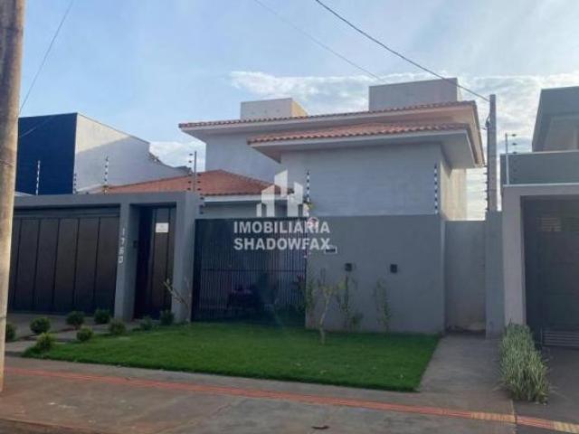 Casa para Venda em Dourados, Santa Fé, 3 dormitórios, 2 suítes, 3 banheiros, 2 vagas