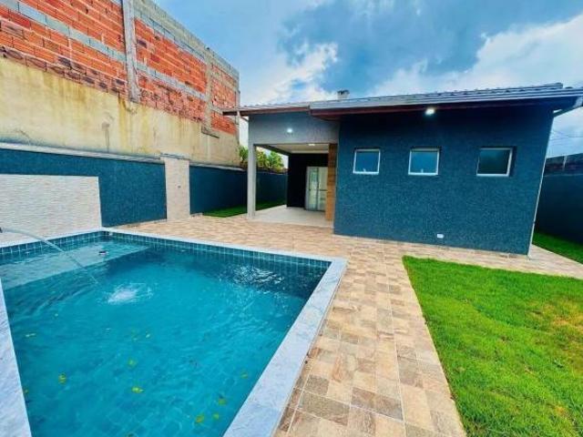 Casa para Venda em Itanhaém, Balneário Gaivota, 3 dormitórios, 1 suíte, 1 banheiro, 2 vagas