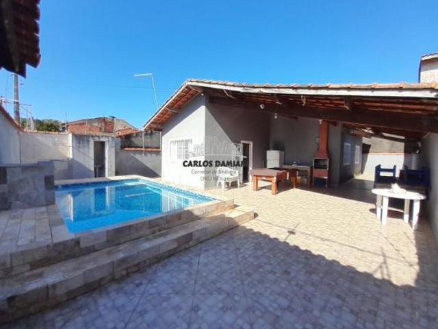 Casa para Venda em Itanhaém, Jardim Bopiranga, 3 dormitórios, 1 banheiro, 3 vagas
