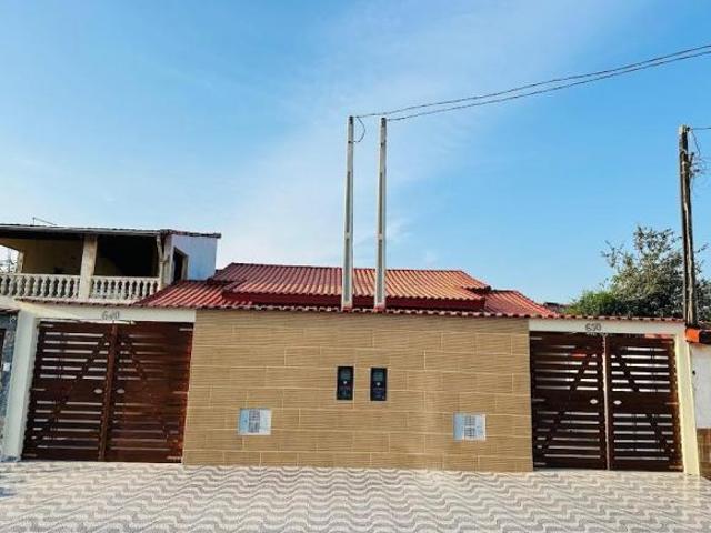 Casa para Venda em Itanhaém, Magalhães, 2 dormitórios, 1 suíte, 1 banheiro, 2 vagas