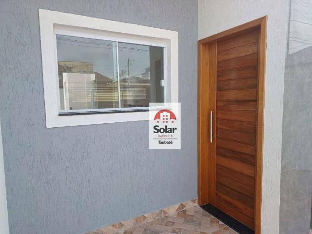 Casa para venda em Jardim Oásis em Taubaté São Paulo de 68.00m² com 2 Quartos, 1 Suíte e 1 Garagem