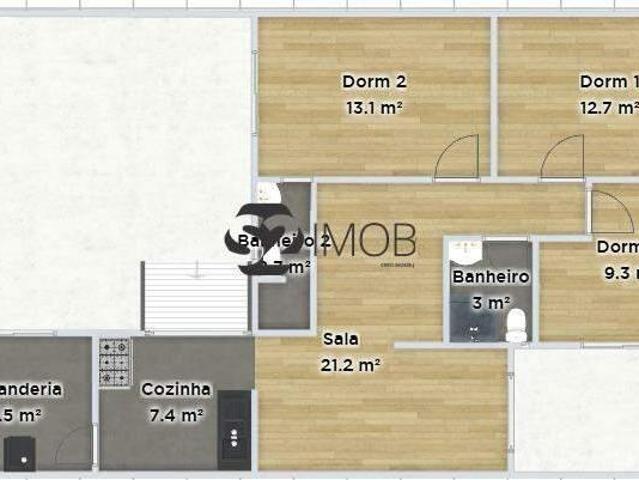 Casa para venda em Jardim Progresso de 121.00m² com 3 Quartos, 1 Suite e 1 Garagem