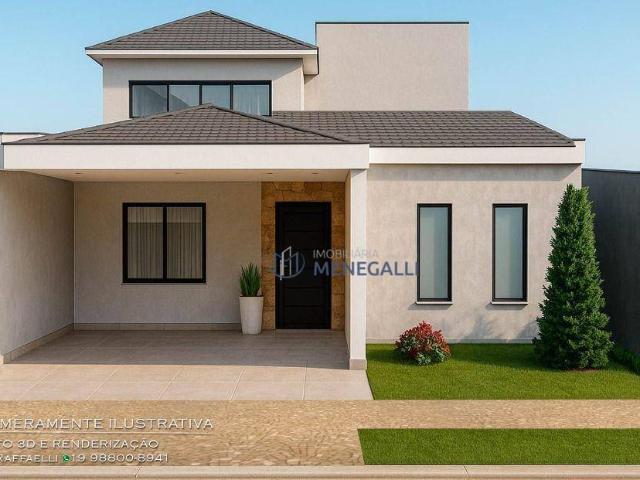 Casa para venda em Nova Pompéia em Piracicaba São Paulo de 166.00m² com 3 Quartos, 2 Suítes e 2 Garagens