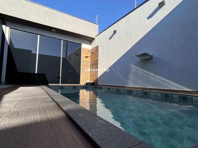 Casa para venda em Residencial Tellini de 156.00m² com 3 Quartos, 1 Suite e 4 Garagens