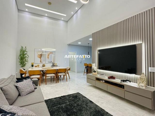 Casa para venda em Residencial Tellini em Franca São Paulo de 171.00m² com 3 Quartos, 3 Suítes e 2 Garagens