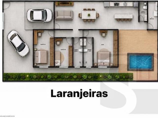 Casa para Venda em Uberlândia, Laranjeiras, 3 dormitórios, 1 suíte, 2 banheiros, 3 vagas