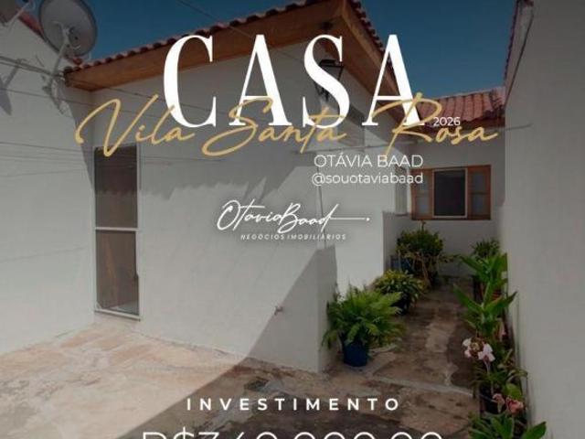 Casa para venda em Vila Santa Rosa de 64.00m² com 1 Quarto