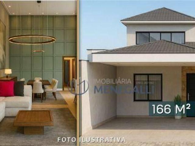 Casa para venda em Villa D’itália Ll de 166.00m² com 3 Quartos, 2 Suites e 2 Garagens