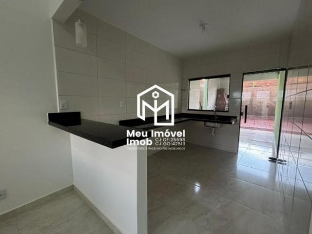 Casa Parque JK 2 Quartos 68m² Área Gourmet Luziânia GO