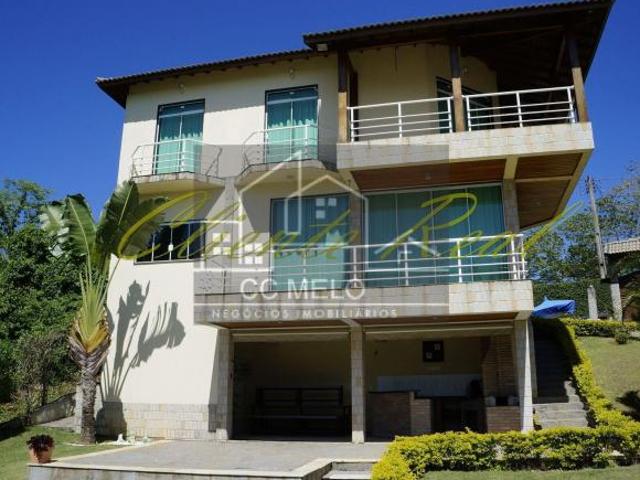 CASA PÉ NA ÁGUA, 04 DORM. 02 SUITES,PISCINA, CHURRASQUEIRA E POMAR