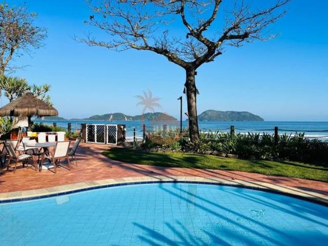 Casa pé na areia em condomínio na praia de Juquehy. VISTA MAR