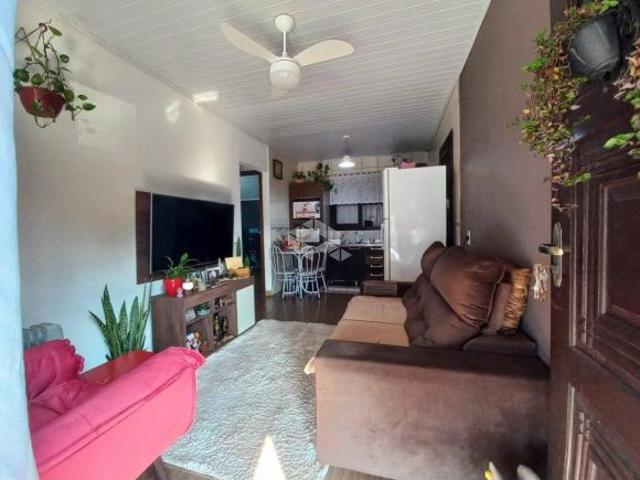 Casa plana, 2 dormitórios, sala, cozinha, 1 banheiro, Estância Velha